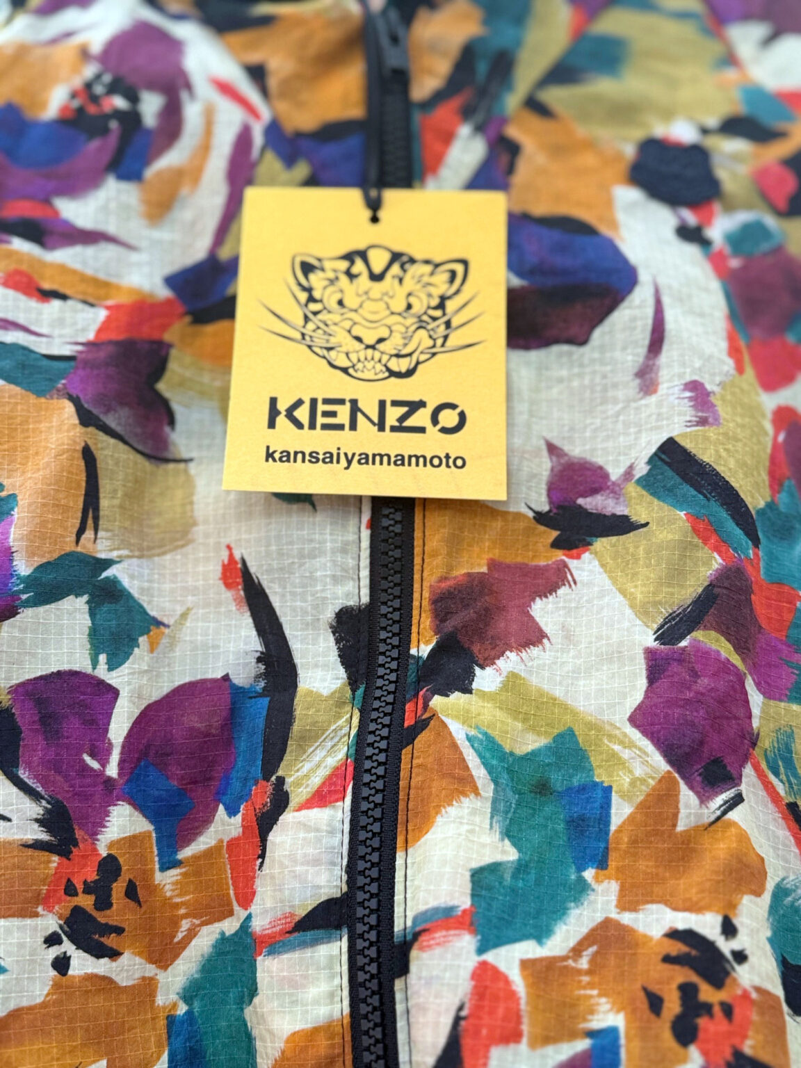 KENZO | Multicolour Print Long-Sleeve Jacket with Hood
